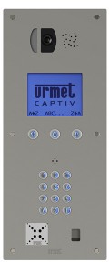 URMET CAPTIV, platine interphone anti-vandale, inox, Vigik – Access Solution